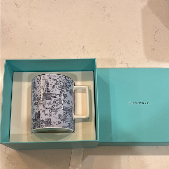 Tiffany & Co. | Accents | Tiffany Co Blue And White Mug | Poshmark